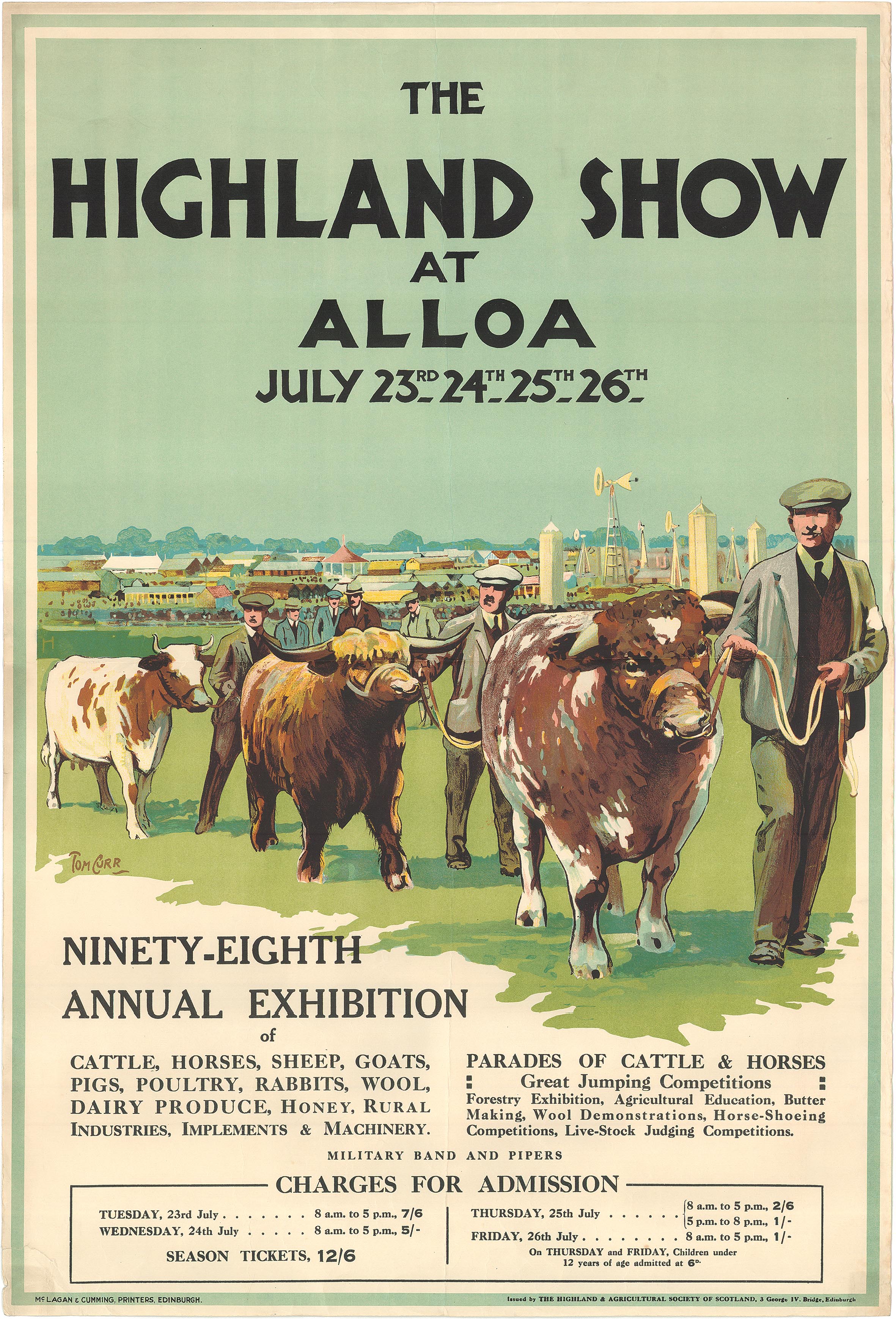 RHS Poster - Alloa 1929 – Royal Highland Show Shop